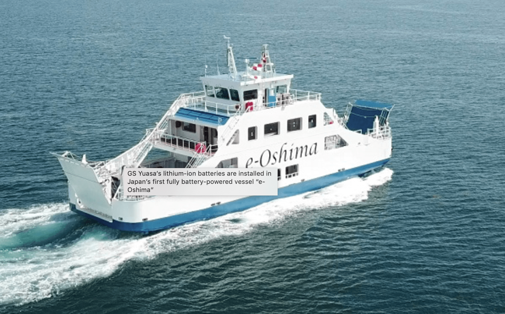 e-Oshima is Japan’s first fully battery-powered vessel - Maritime Fairtrade