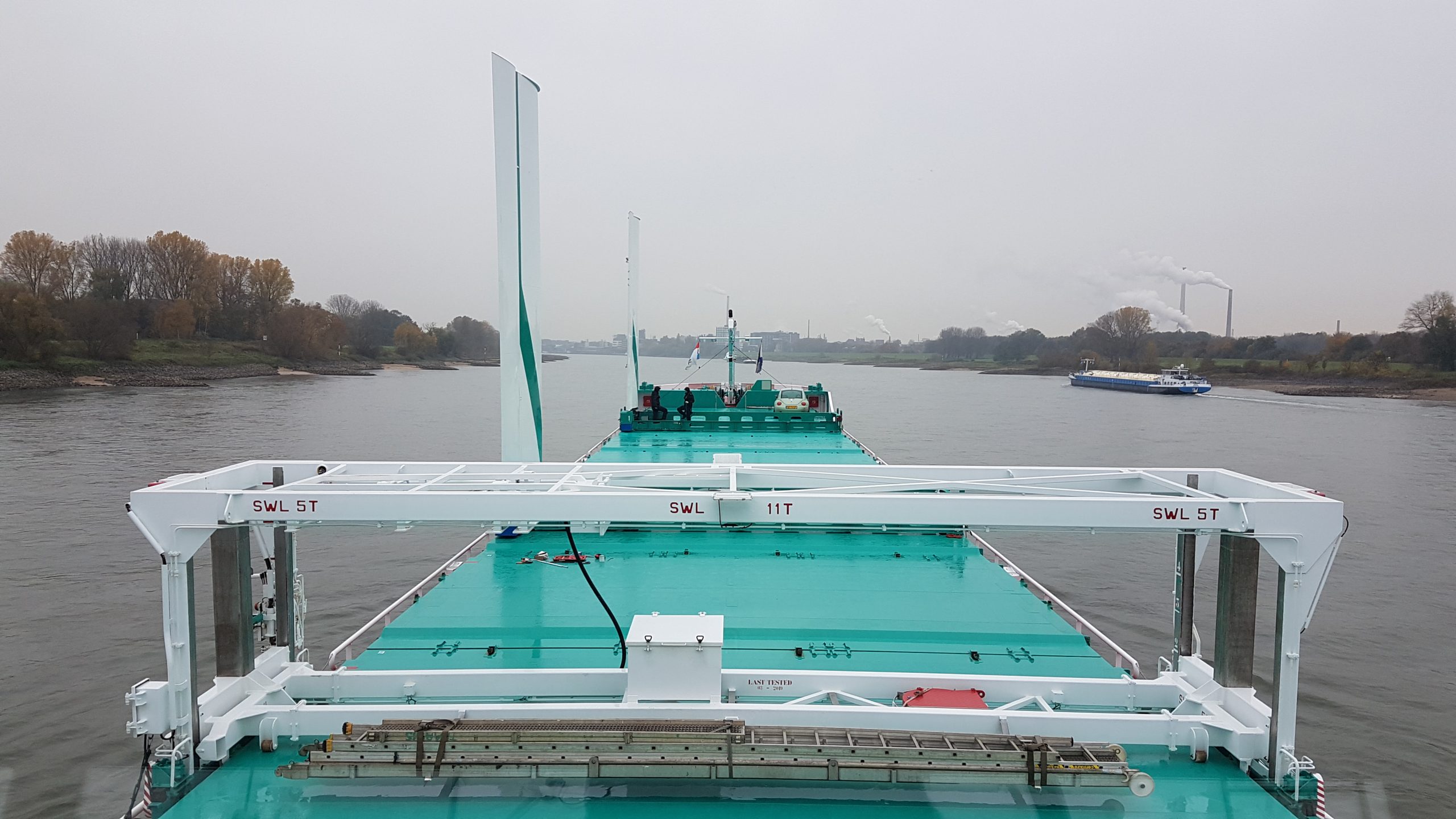 Wind-assist propulsion vessel starts operation in North Sea - Maritime ...